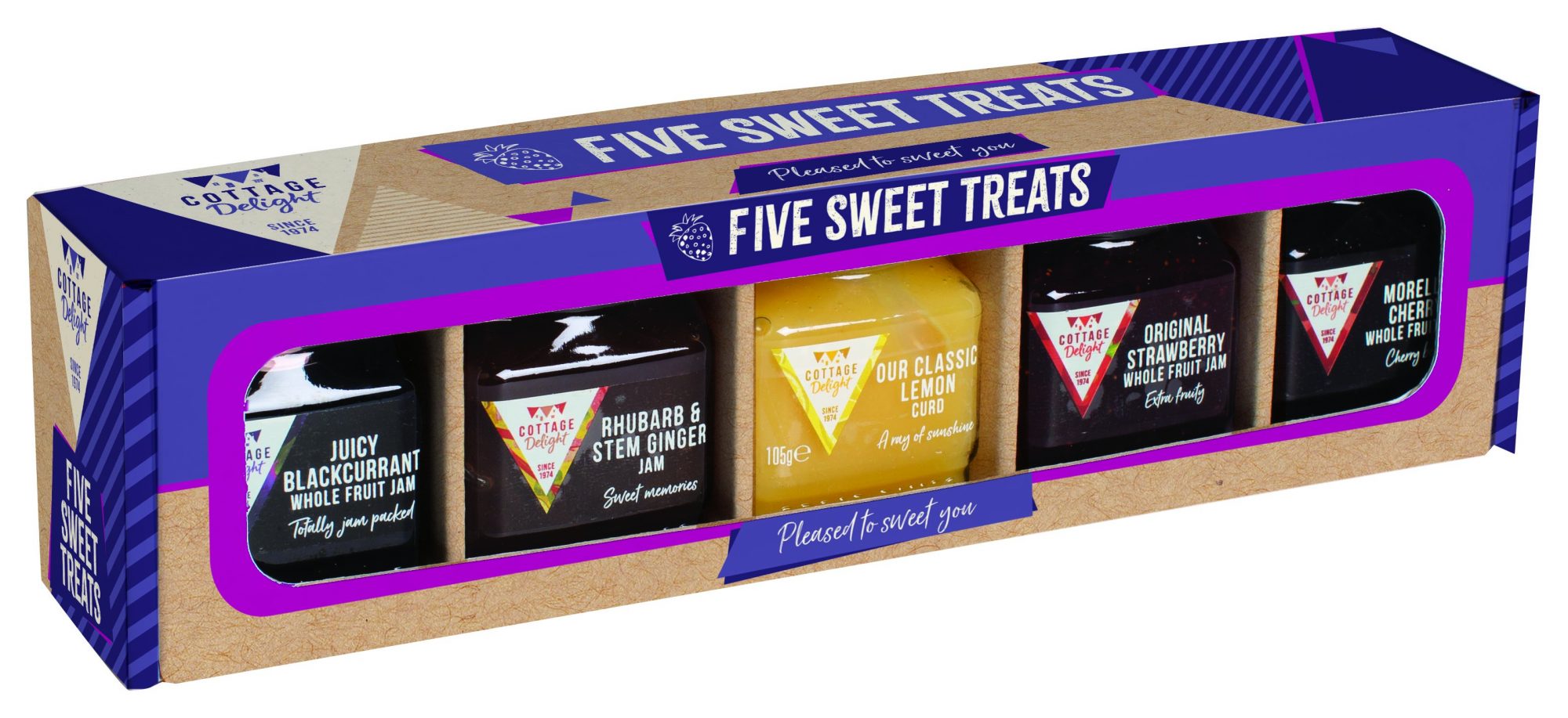 Cottage Delight Five Sweet Treats Gift Set - Chutneys & Preserves