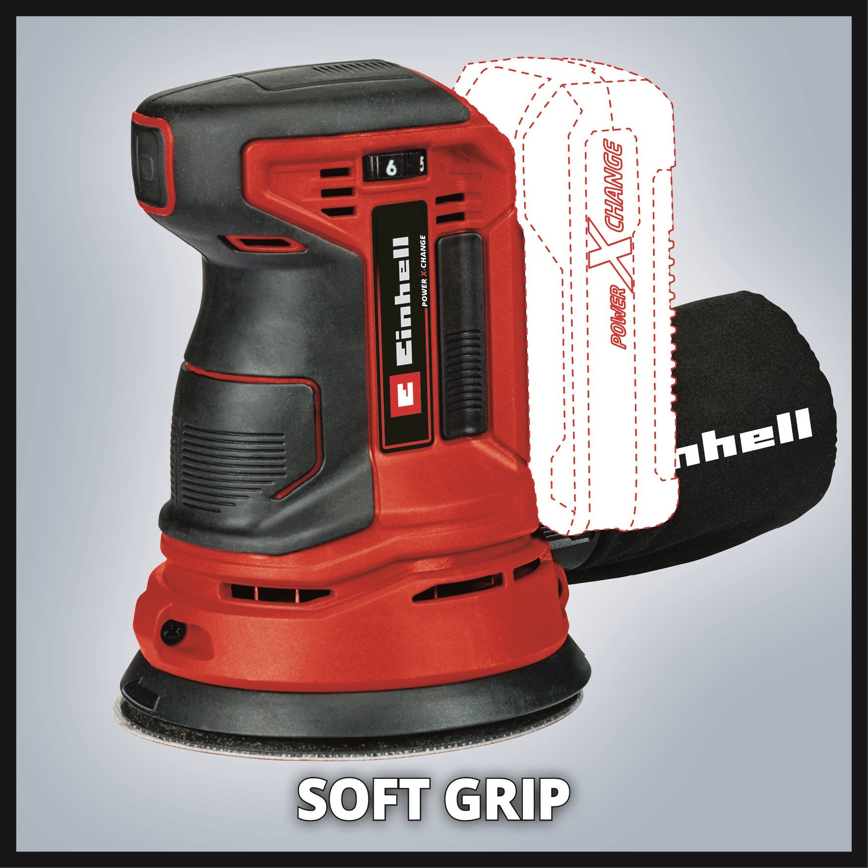 Einhell PXC 18V 125mm Cordless Rotating Sander Bare Unit - Cutters ...