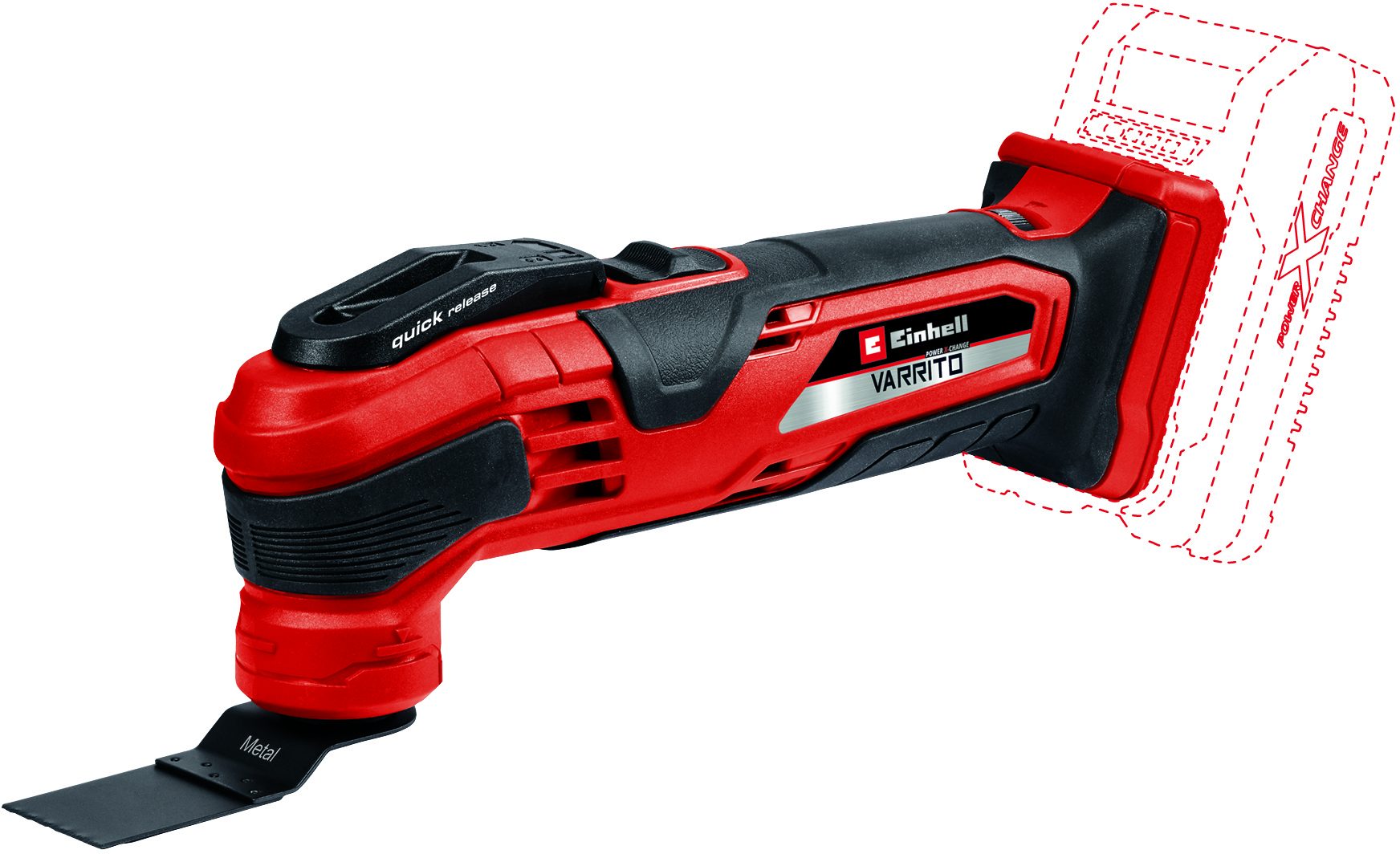Einhell PXC 18V Cordless Multi Tool Bare Unit - Cutters & Grinders ...