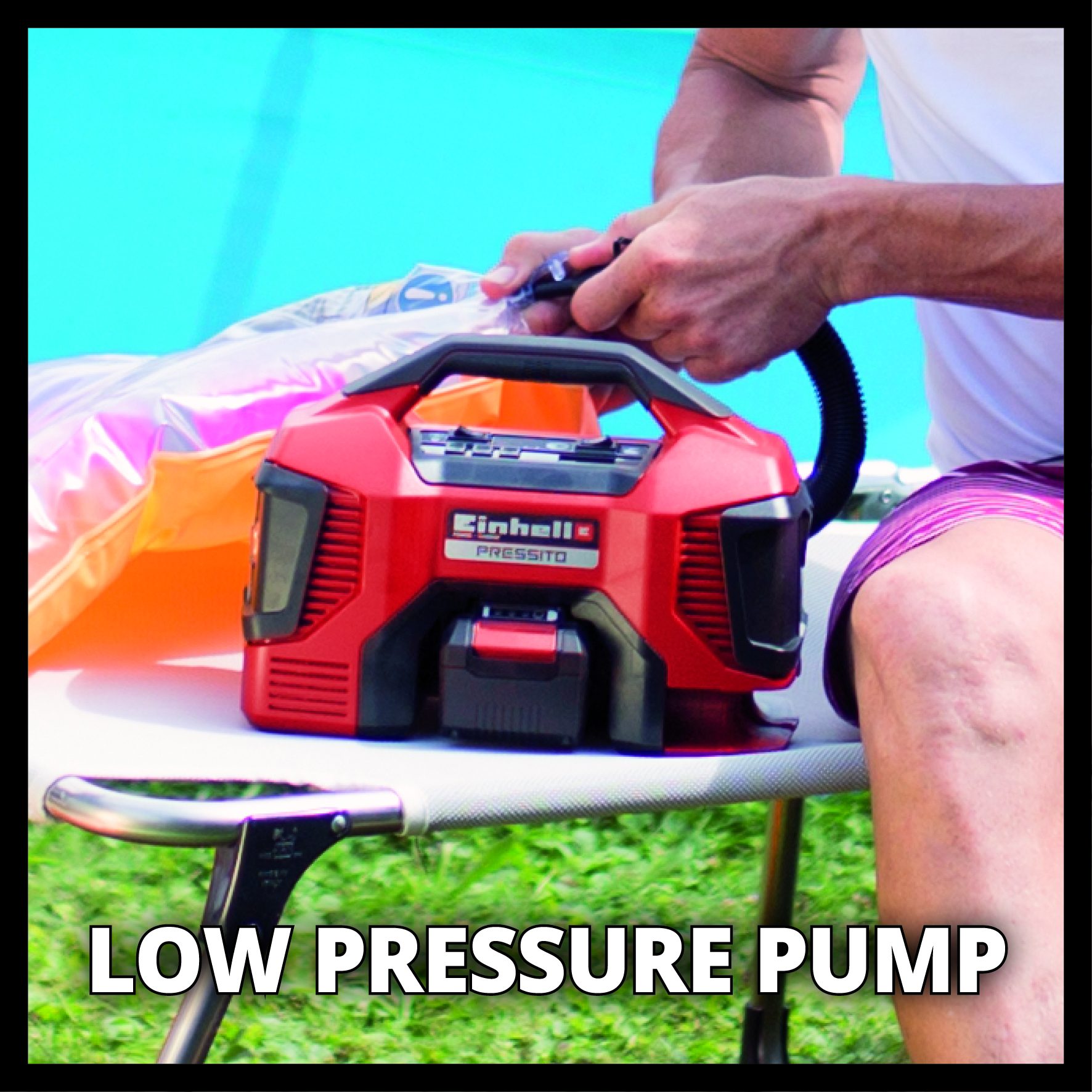 Einhell PXC 18V Hybrid Compressor (Mains & Battery Powered ...