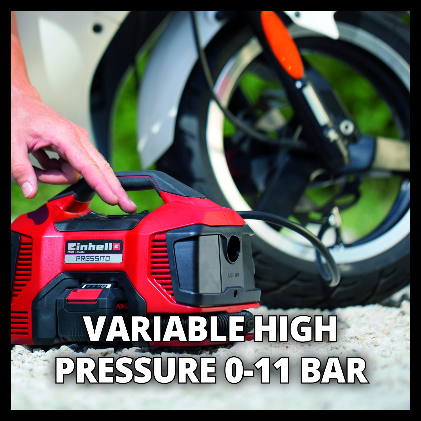 Einhell PXC 18V Hybrid Compressor (Mains & Battery Powered ...