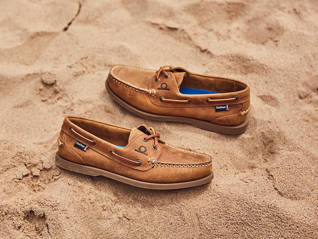 Chatham Deck Shoe Mens II Walnut Size 8 - Shoes