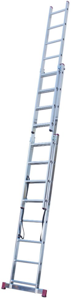 KRAUSE Krause Square Rung Triple Extension Ladder 6.15m - Ladders