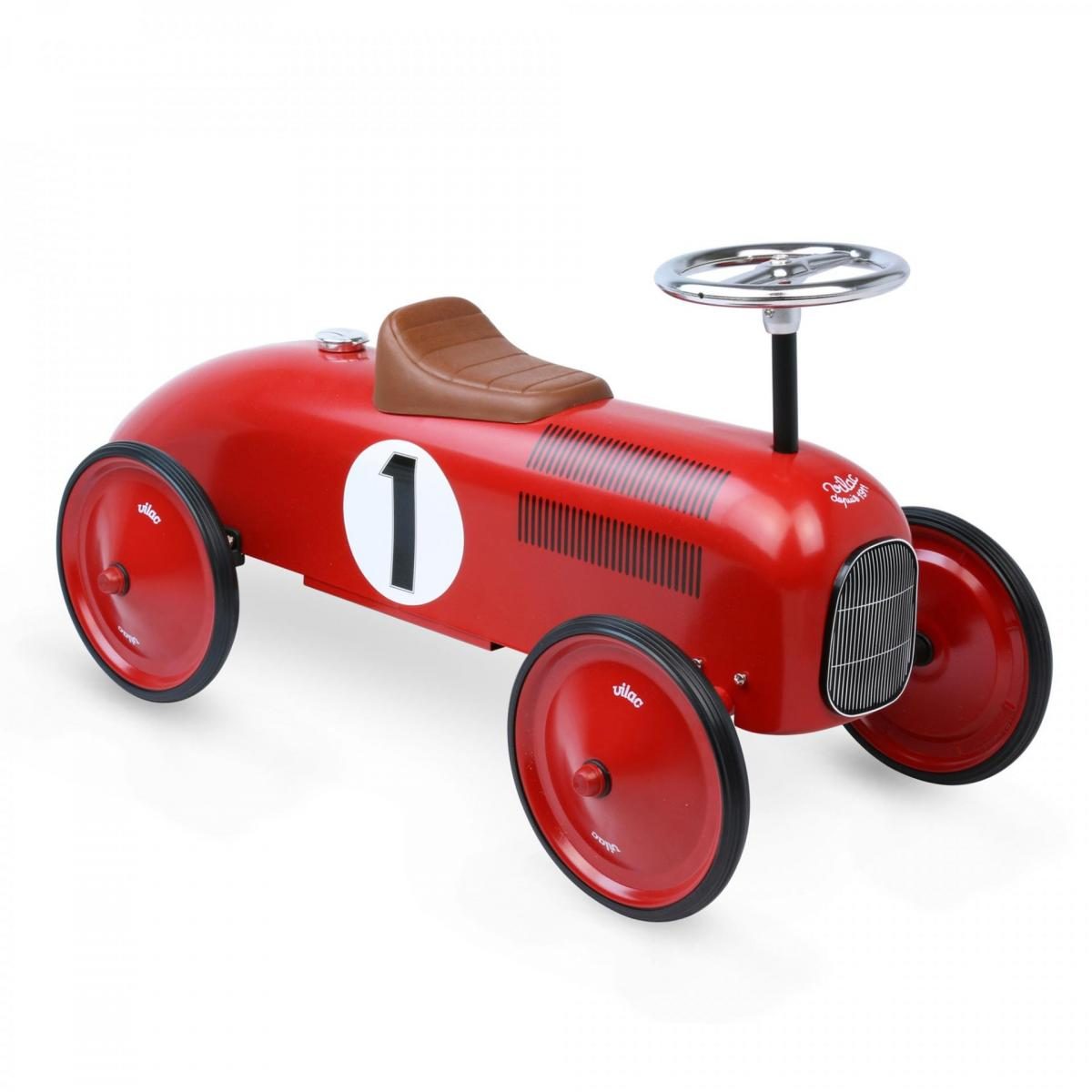 HIPPYCHI Hippychick Vilac Metal Car Red - Ride On Toys