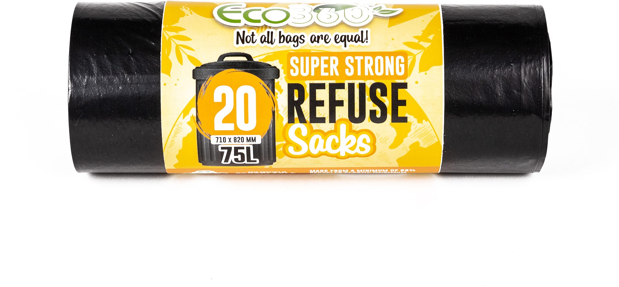 Super Strong Refuse Sack 75L 20 Pack - Bins & Bin Bags