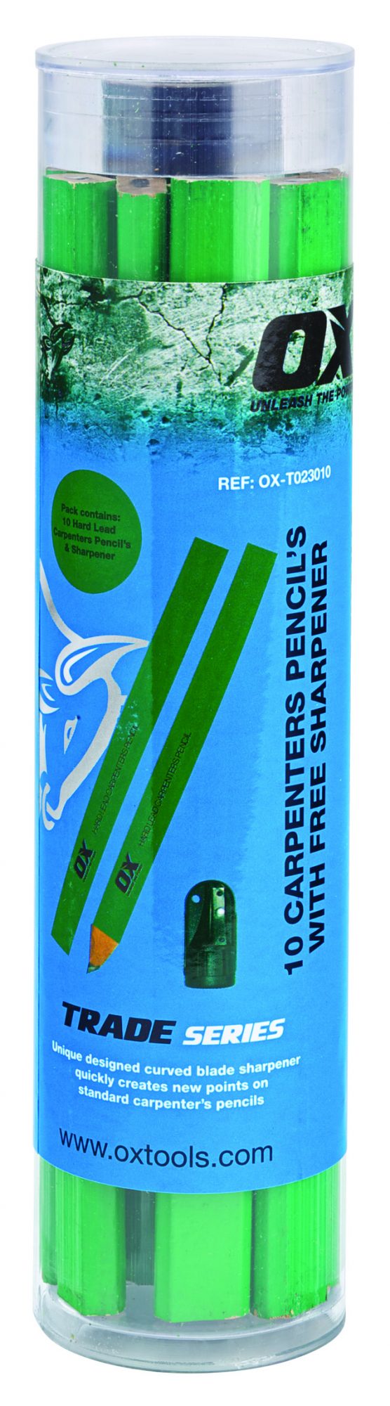 Ox Tools Ox Carpenters Pencils 10 Pack - Measuring