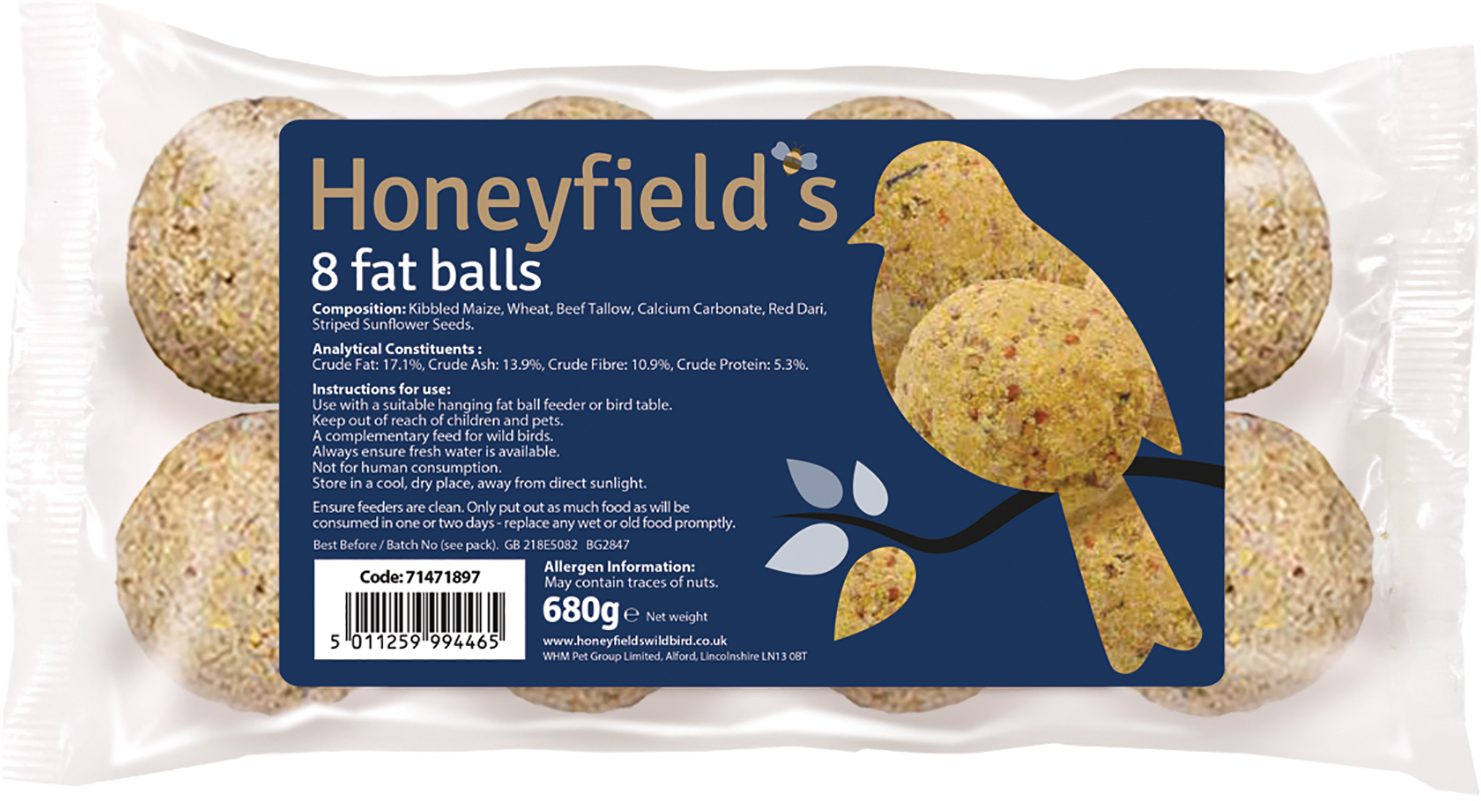 HONEYFIE Honeyfield's Fat Balls 8 Pack - Fat Balls - Mole Avon