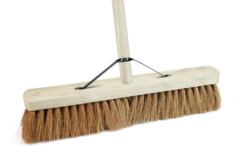 Brushware Natural Coco Brush With Handle & Stay - Brooms & Brushes