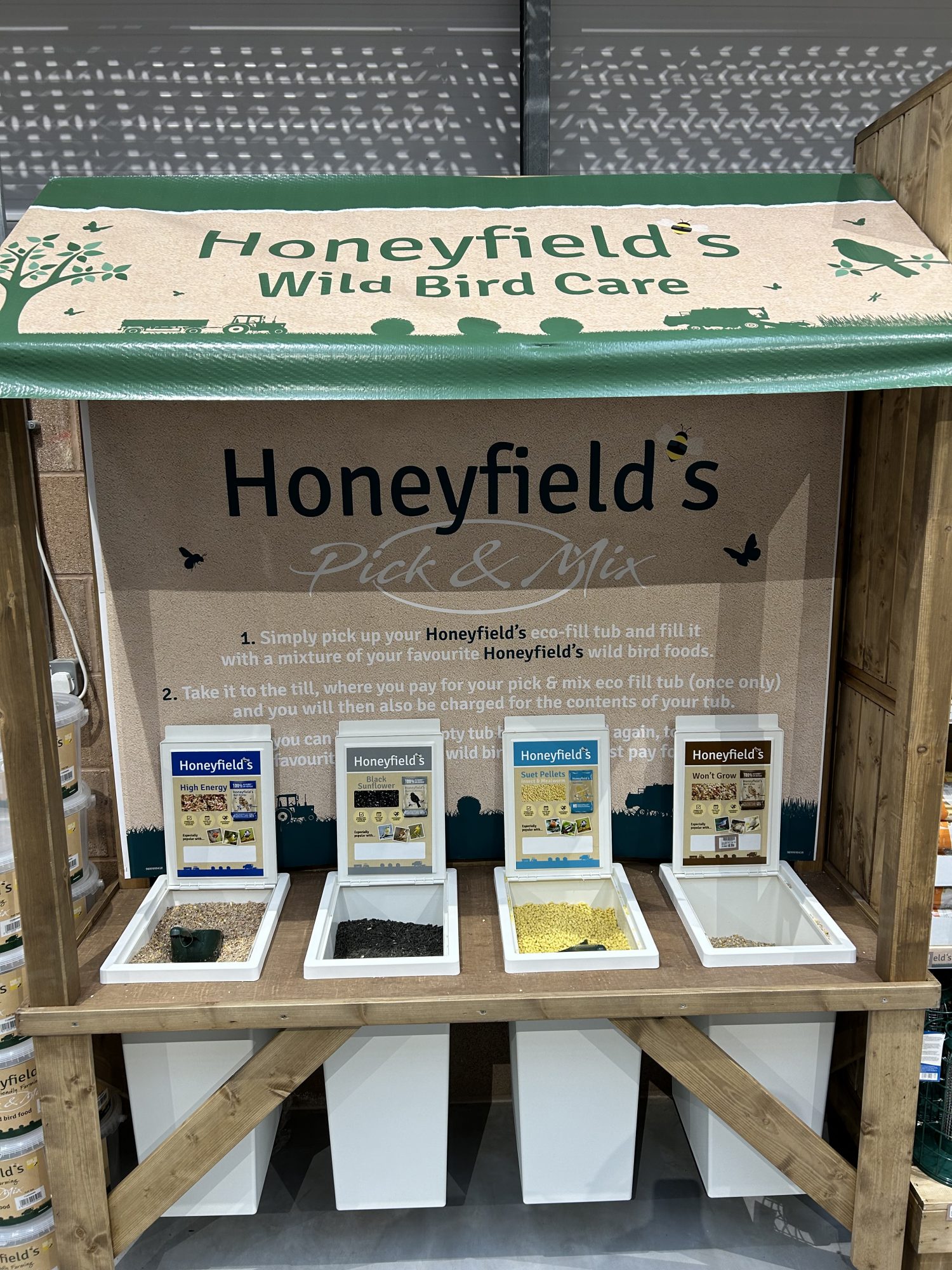 HONEYFIE Honeyfields Wild Bird Pick & Mix Station - Wild Bird Mixes