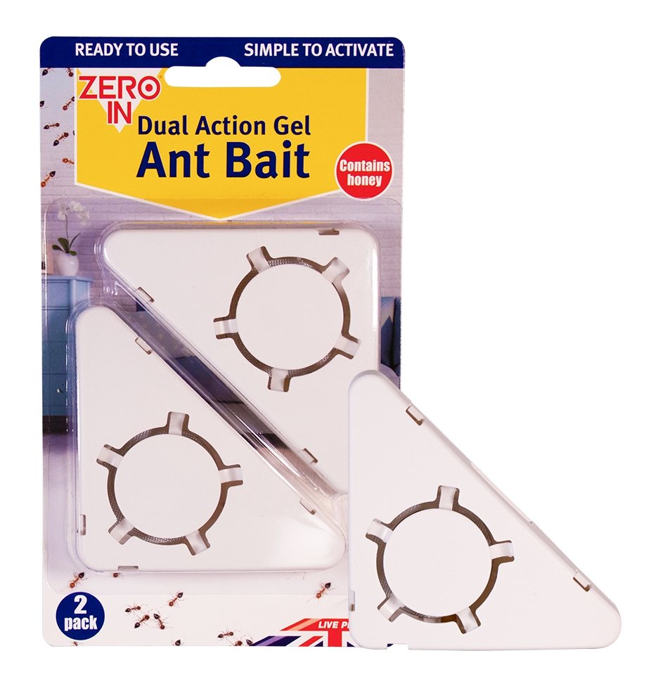 ZEROIN Zero In Dual Action Ant Bait Gel 2 Pack - Pest Control - Mole Avon