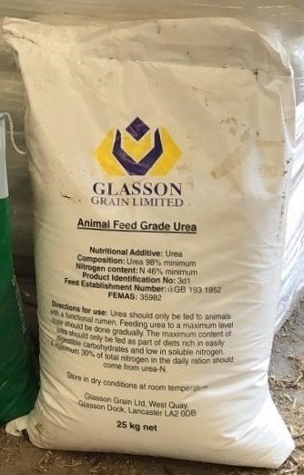 Feed Grade Urea 25kg - Cattle Health & Hygiene
