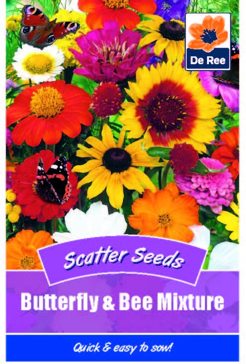 De Ree Butterfly & Bees Mix Seed - Spring/Summer Flowers