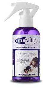 Leucillin Antiseptic Multi-Pet Skincare First Aid Spray - Skin & Coat ...