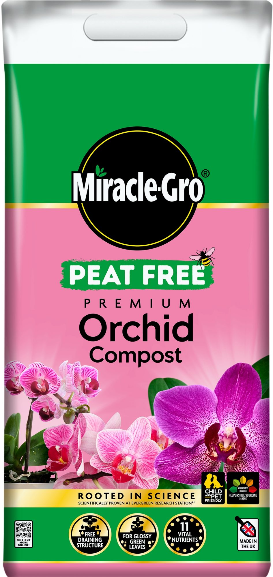 MIRACLE Miracle Gro Peat Free Orchid Compost 10L - Buy Compost Online