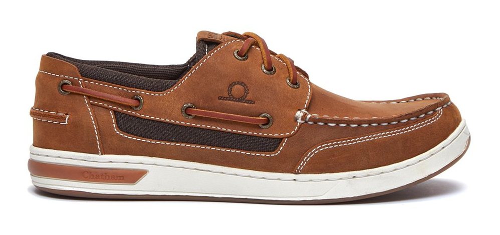 Chatham G2 Buton Deck Shoe Walnut - Shoes
