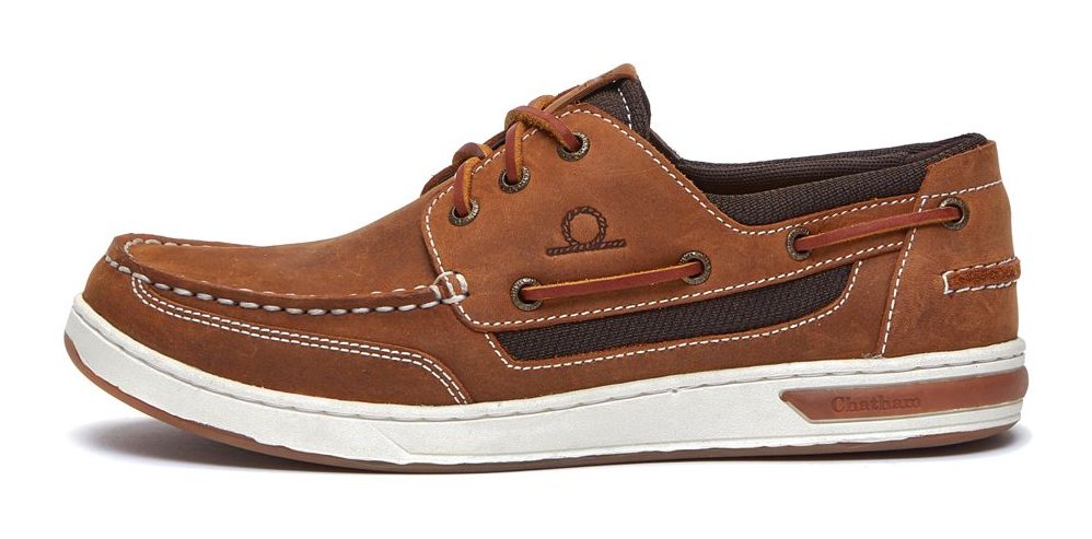 Chatham G2 Buton Deck Shoe Walnut - Shoes