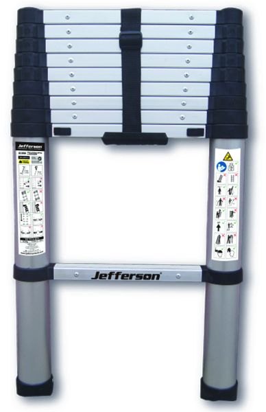 Jefferson Tools Jefferson Telescopic Safe Close Ladder 2.9m - Ladders