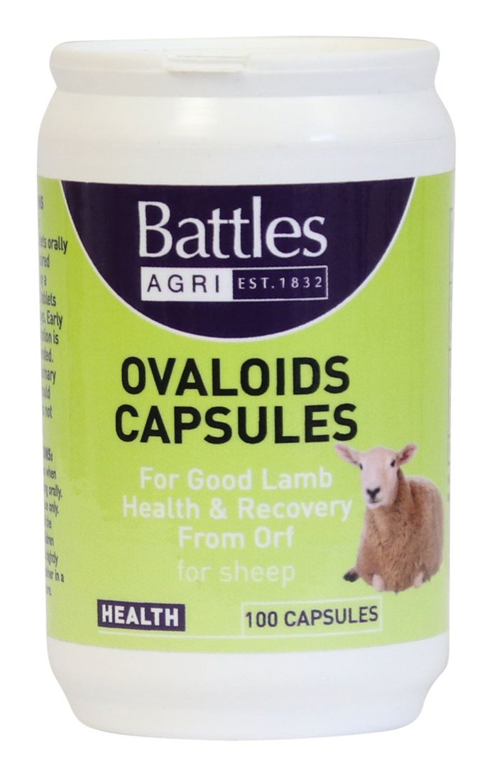 Battles Ovaloids Capsules 100 Pack - Sheep Supplements