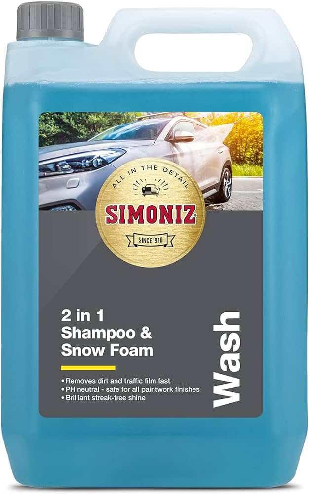 Holts 2 In 1 Car Shampoo & Snow Foam 5L - Cleaning
