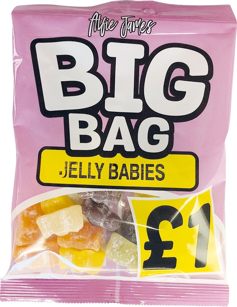 Big Bag Jelly Babies 125g - Confectionary - Mole Avon