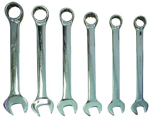 Jefferson Tools Jefferson Jumbo Spanner Set 6 Piece - Spanners & Wrenches