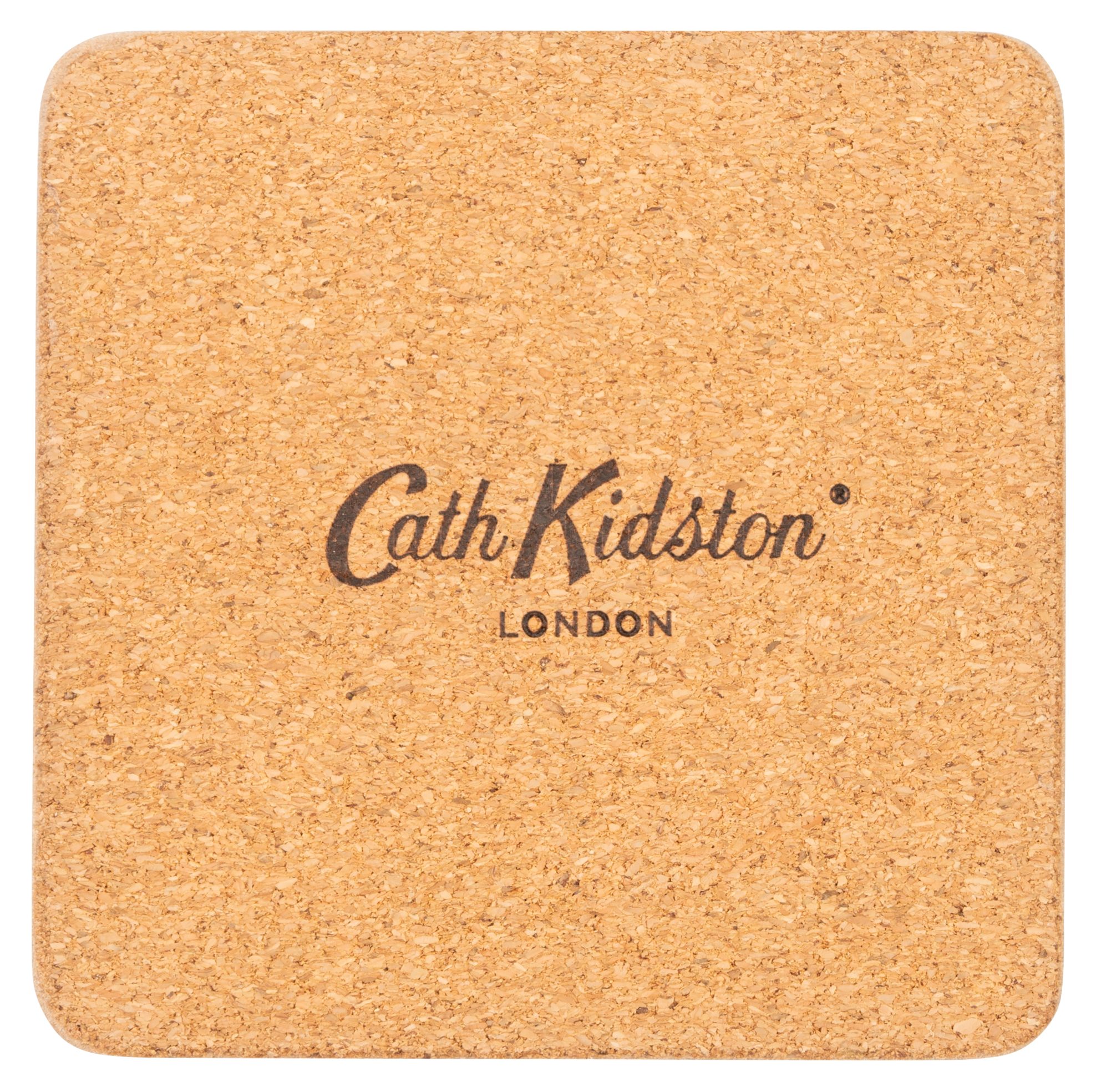 Cath Kidston Strawberry Garden Cork Coaster 4 Pack - Accessories