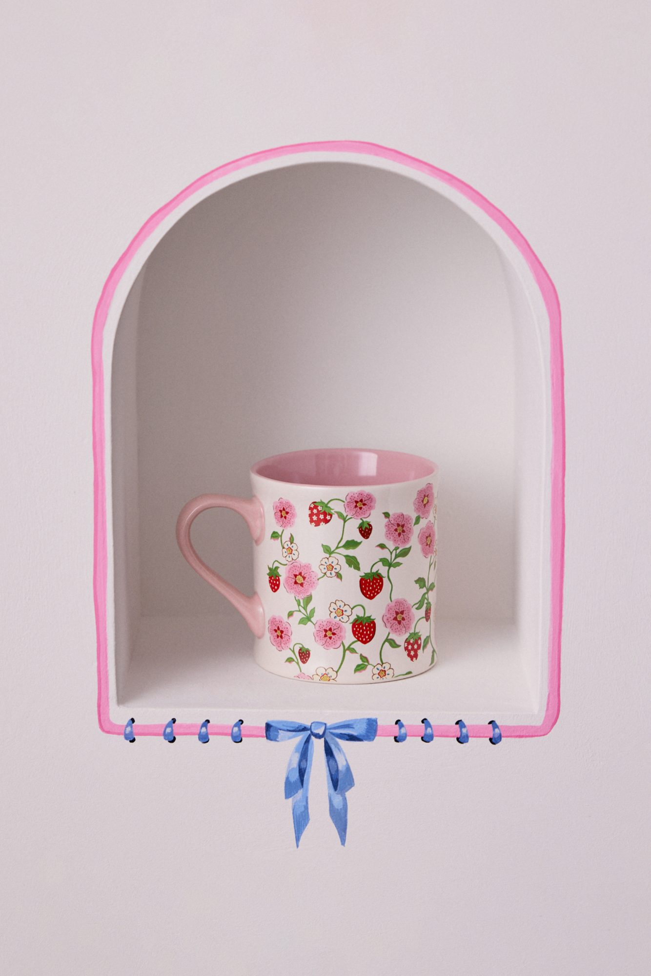 Cath Kidston Strawberry Cream Mollie Mug - Mugs