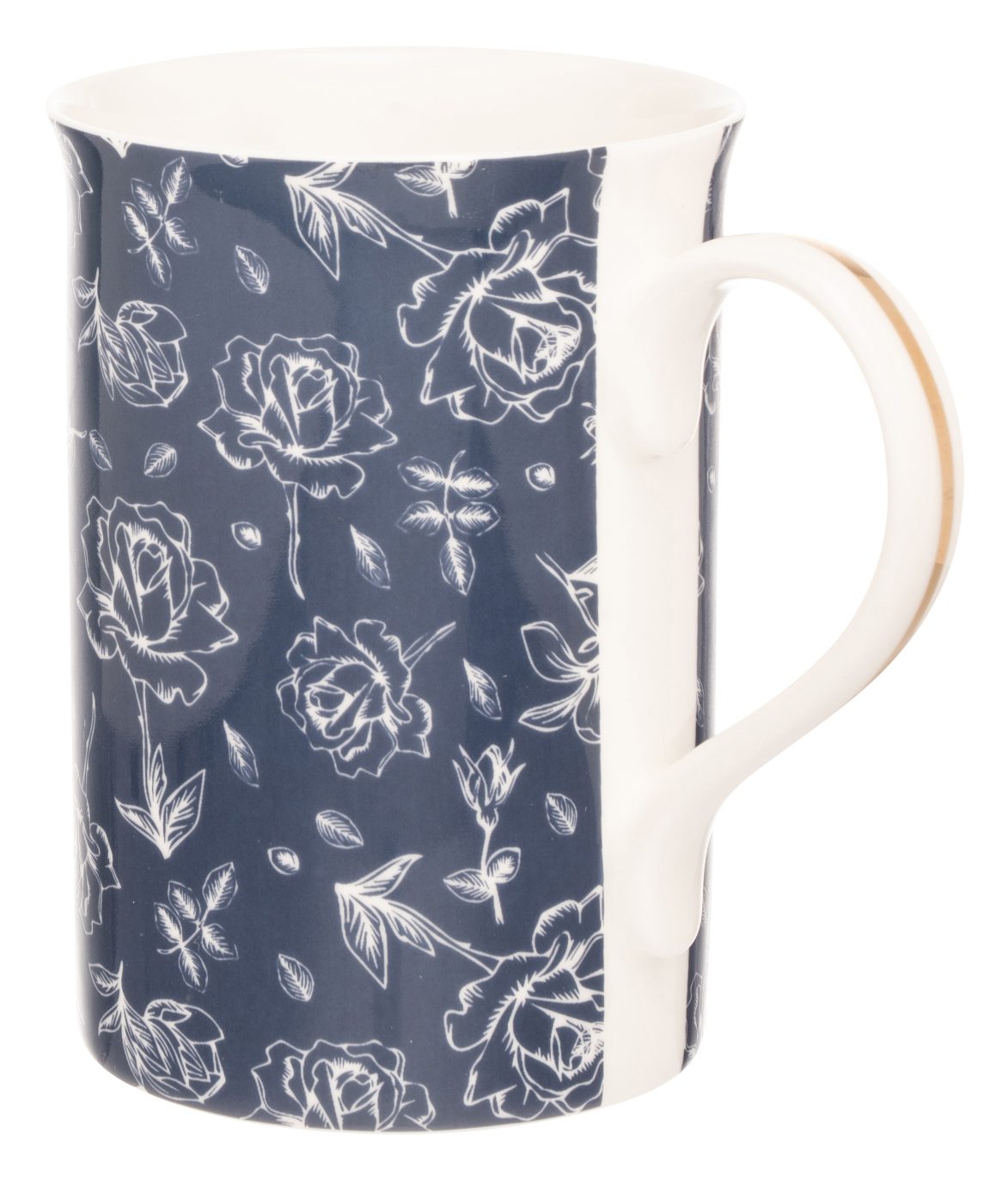 Siip Fluted Floral Mug - Mugs