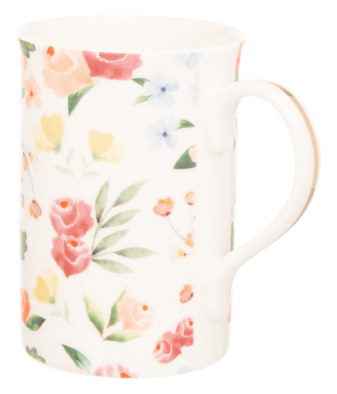 Siip Fluted Floral Mug - Mugs