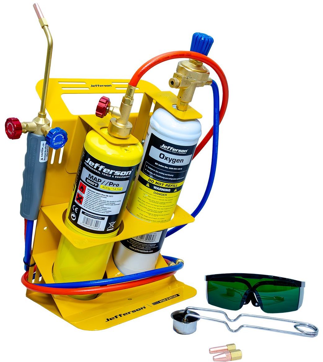 Jefferson Tools Jefferson Mapp & Oxygen Brazing Kit - Welding