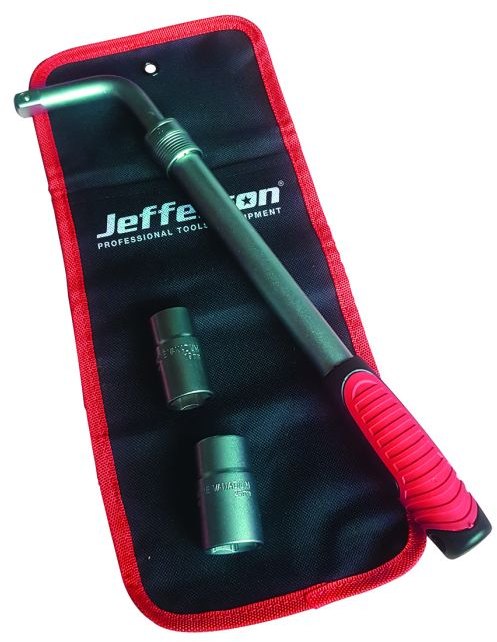 Jefferson Tools Jefferson Extendable 1/" Wheel Nut Wrench Set ...
