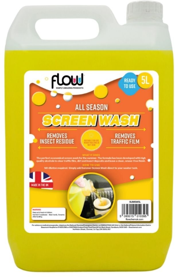 Flow All Season Ready To Use Screenwash 5L - Cleaning