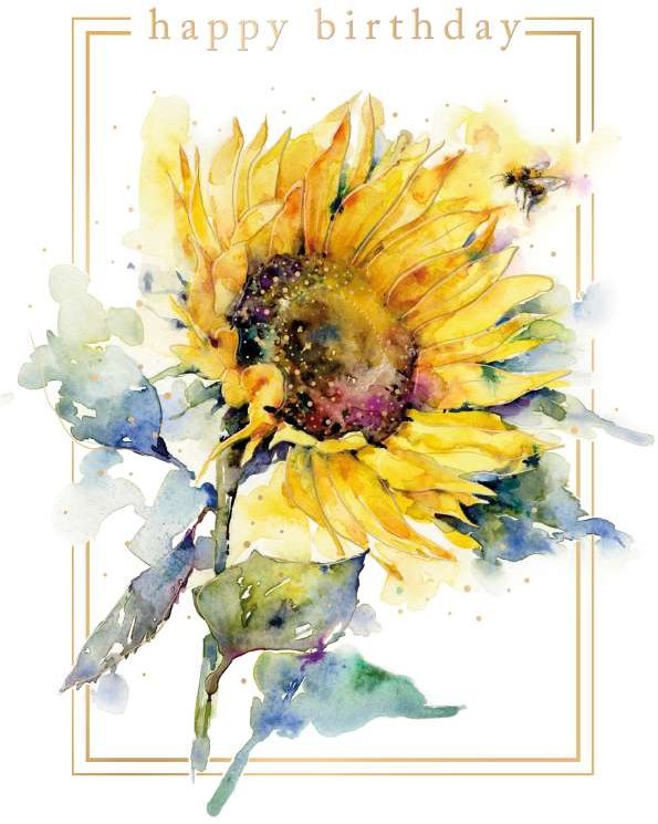 Sunflowers Birthday Card - Birthday