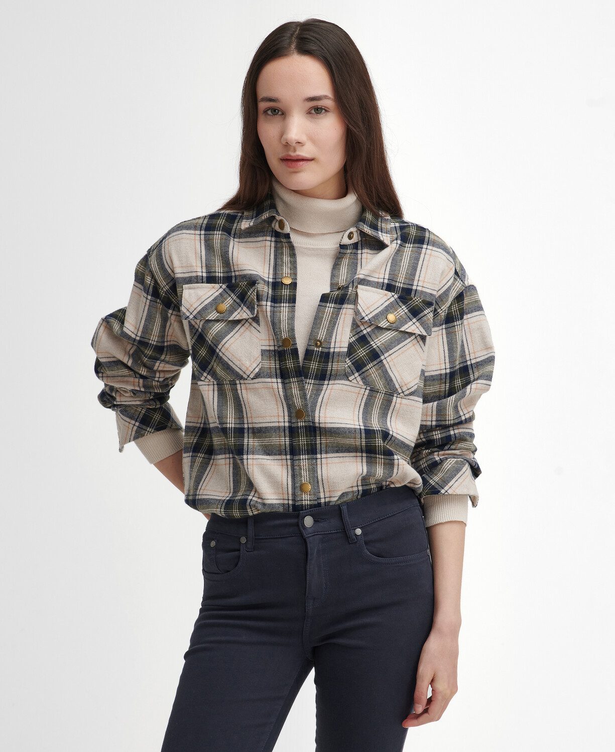 Barbour Highfield Check Shirt Sand - Barbour