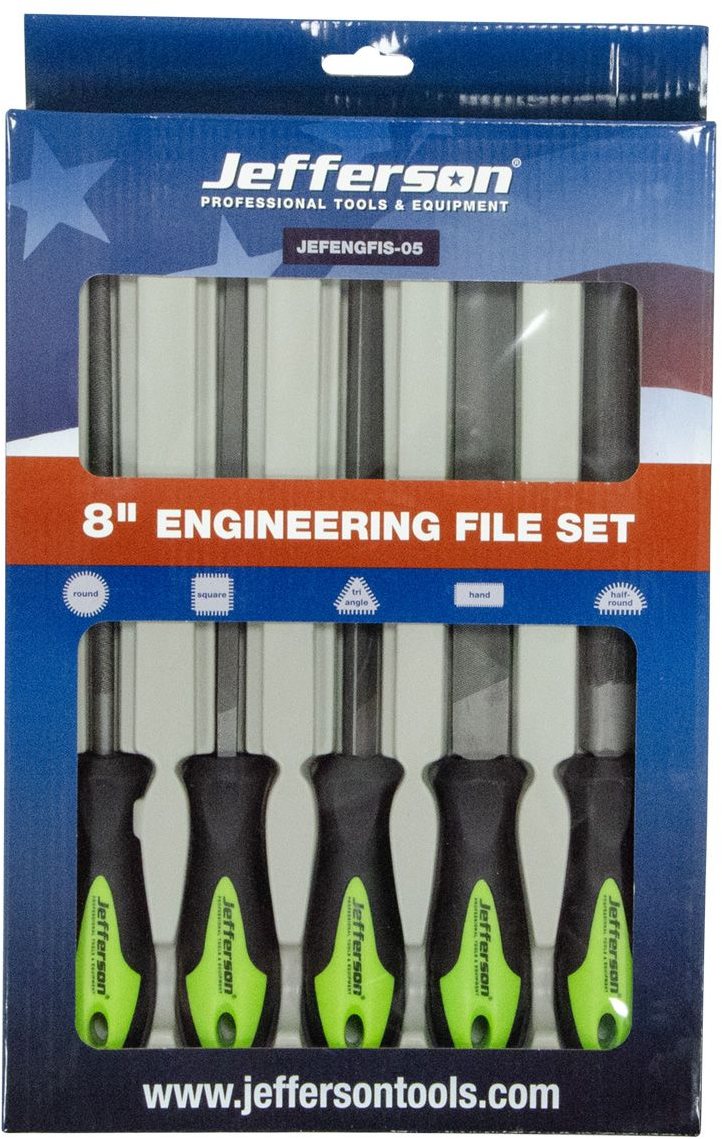 Jefferson Tools Jefferson Engineering File 8" Set 5 Piece - Saws ...