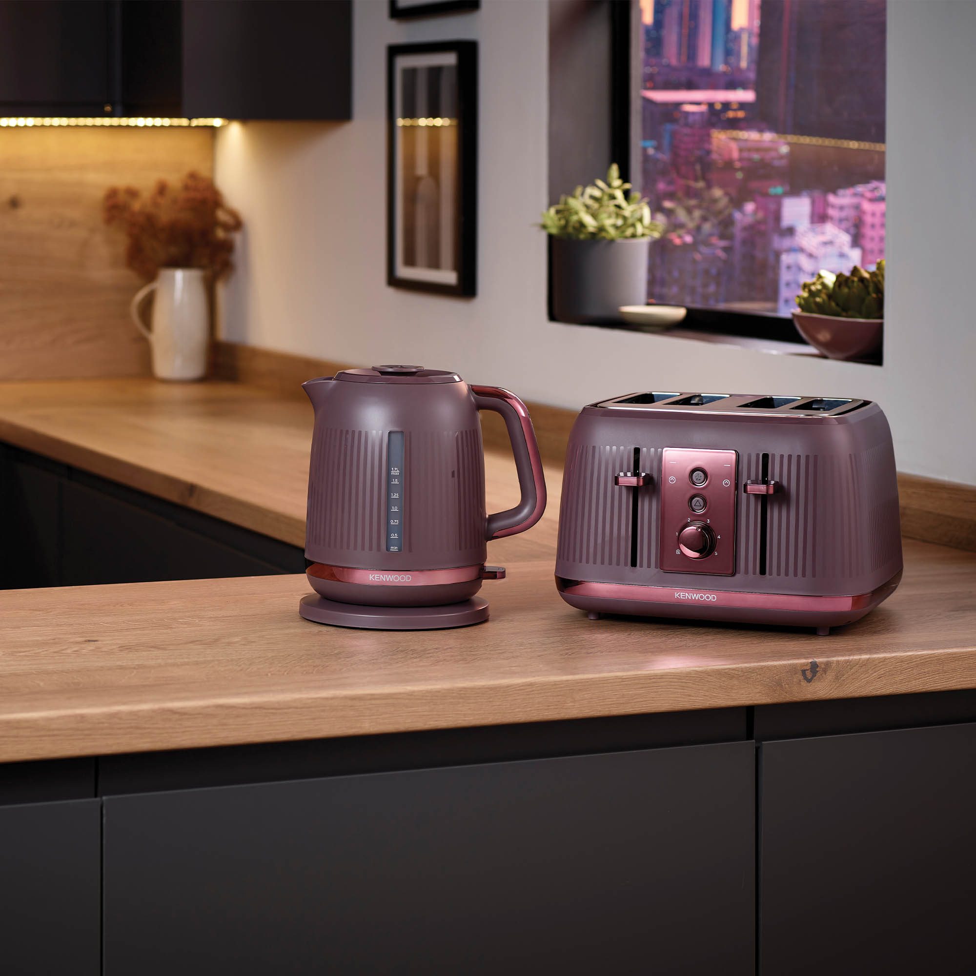 Kenwood Dusk 4 Slice Toaster Purple - Kettles & Toasters