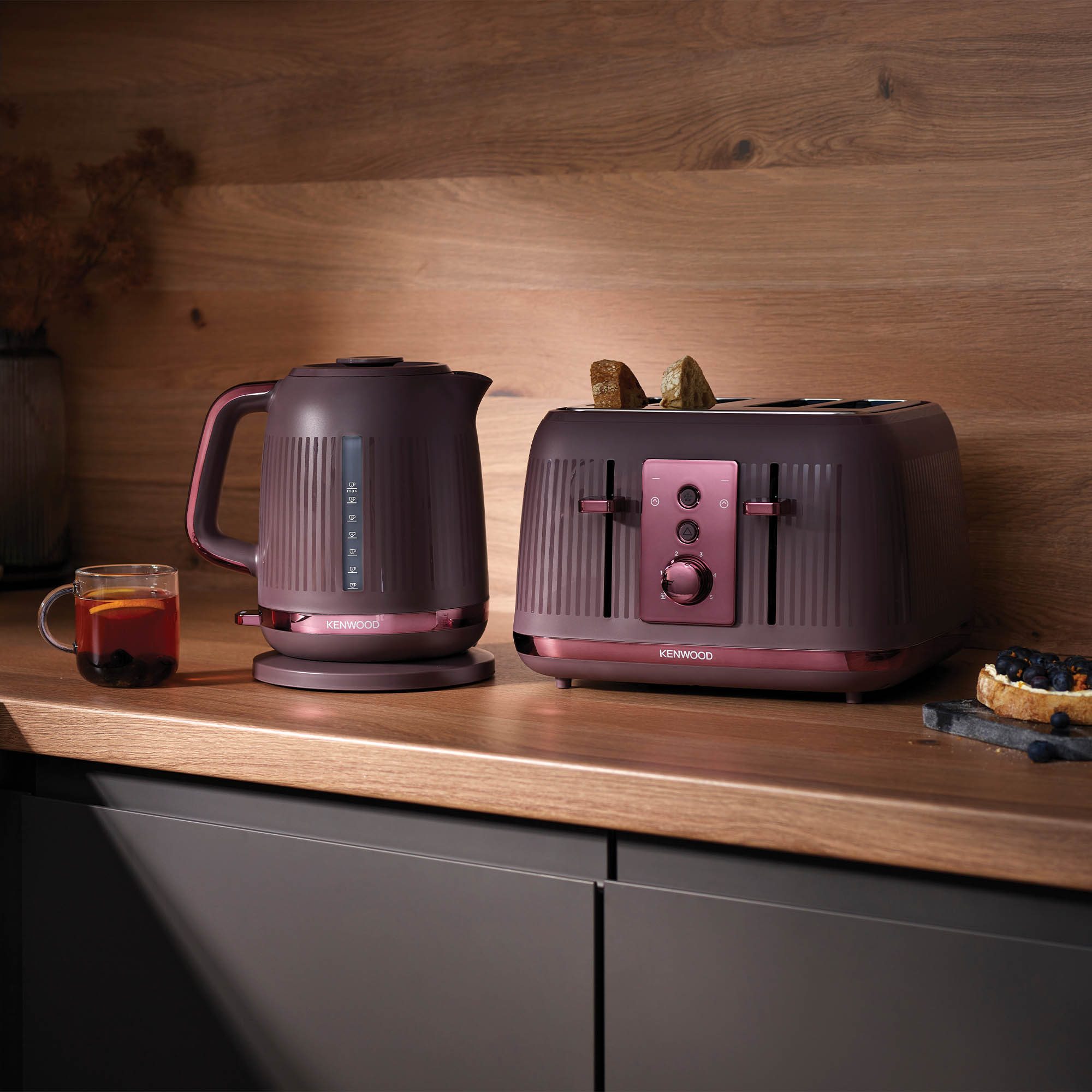 Kenwood Dusk 4 Slice Toaster Purple - Kettles & Toasters