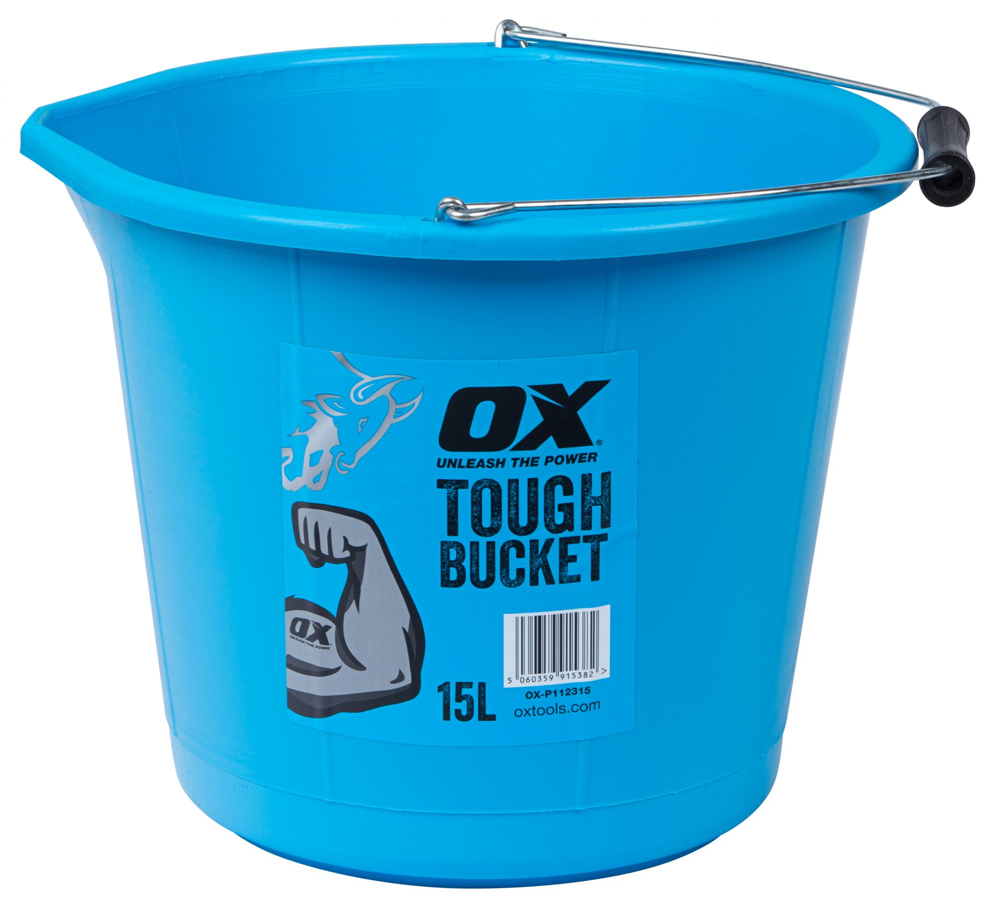 Ox Tools Ox Pro Trough Bucket 15L - Dust Sheets & Buckets