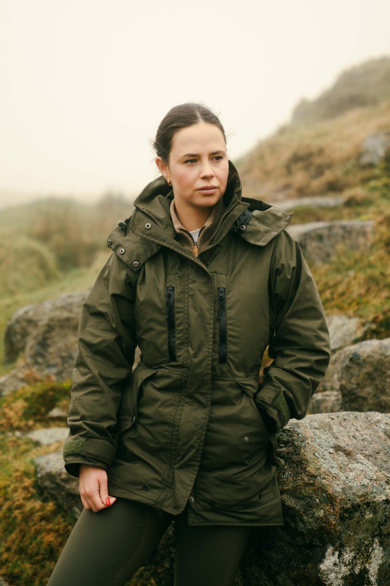 Fortis Ladies Waterproof Field Jacket Olive - Fortis