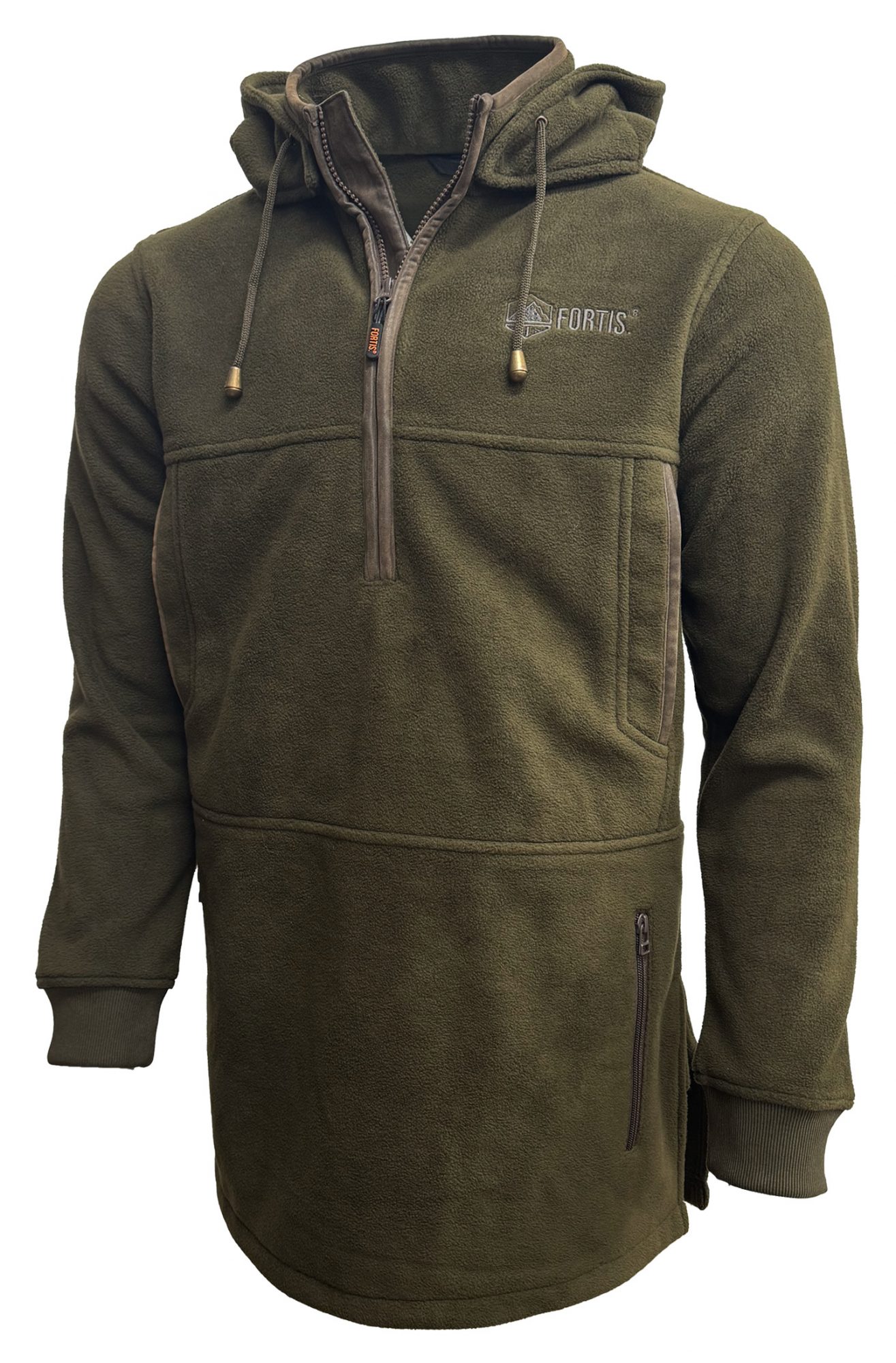 Fortis Rubus Fleece Smock Olive - Fortis