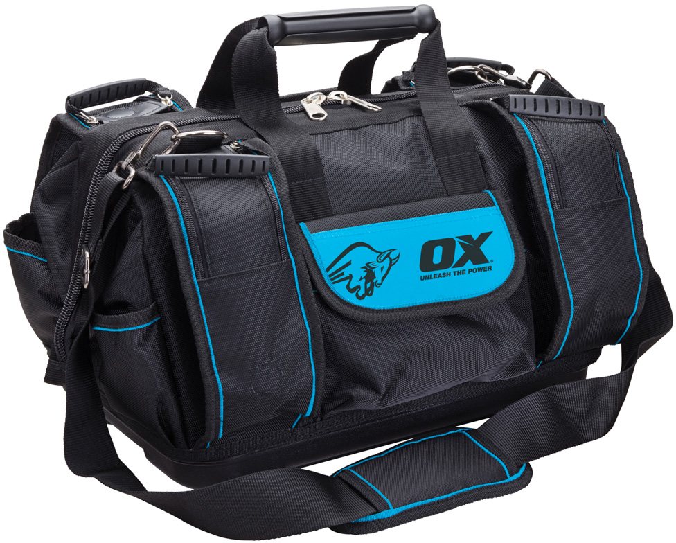 Ox Tools Ox Pro Super Open Mouth Tool Bag - Tool Boxes & Storage