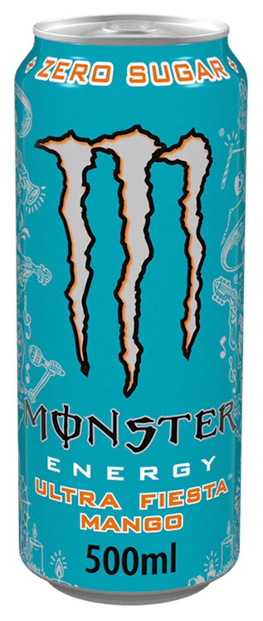 Monster Ultra Zero Fiesta Mango Energy Drink 500ml - Soft Drinks