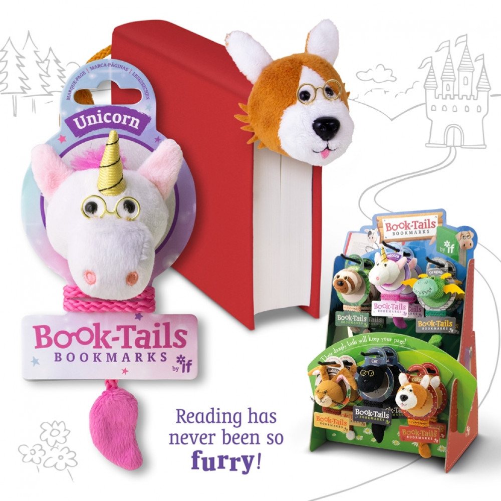 If Book-Tails Bookmark Unicorn - Books