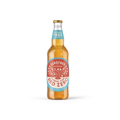 Sandford Orchards Red Zero Cider 500ml Bottle