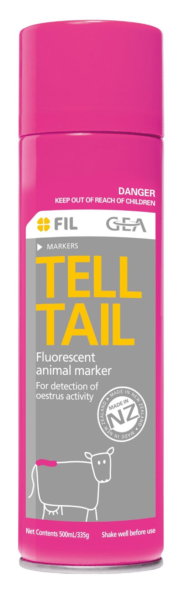 Agrihealth Tell Tail Spray Paint 500ml - Marking & Heat Detection