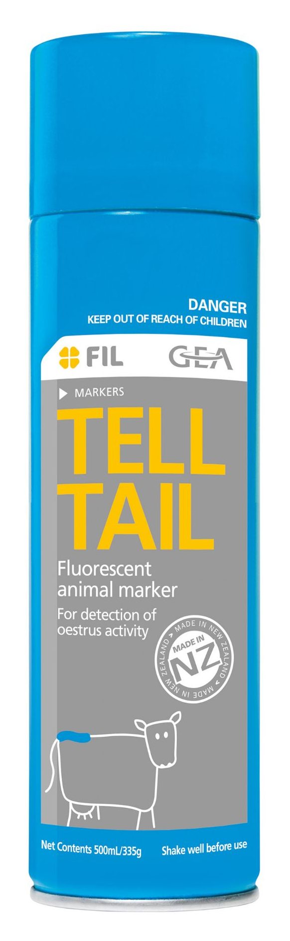Agrihealth Tell Tail Spray Paint 500ml - Marking & Heat Detection