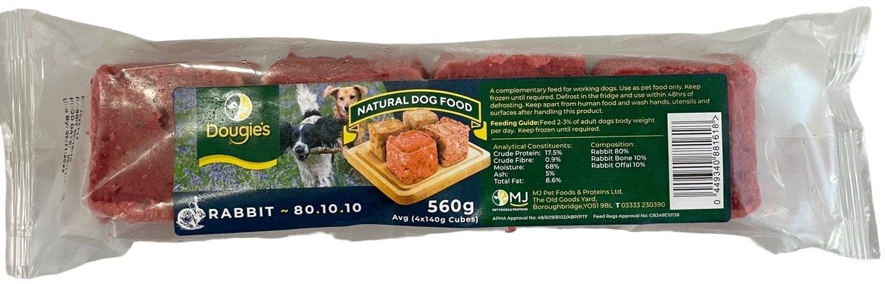 Dougie's Frozen Rabbit Mince 560g - Frozen & Raw Food