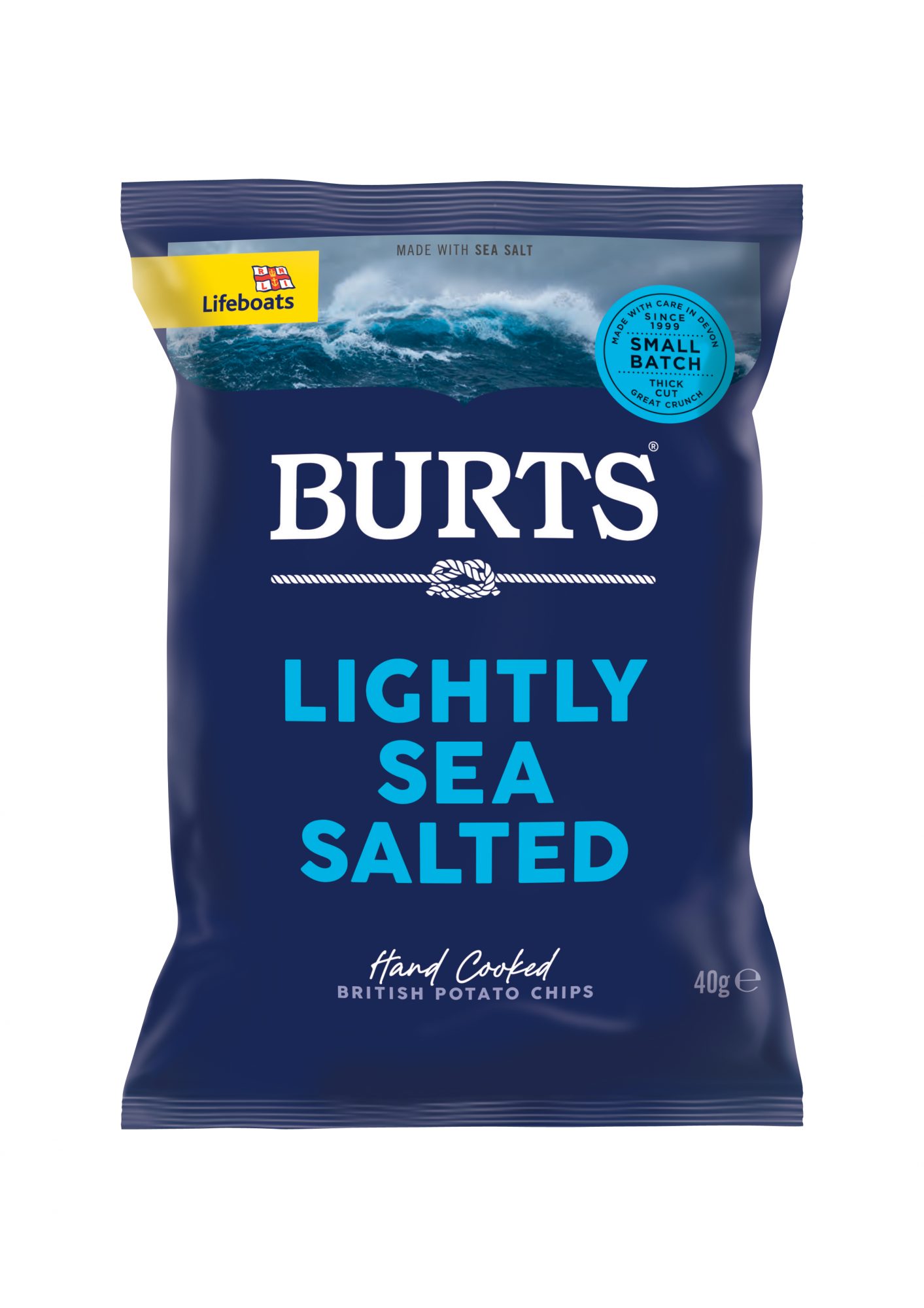 Burts Lightly Sea Salt Crisps Multipack 20 x 40g - Crisps