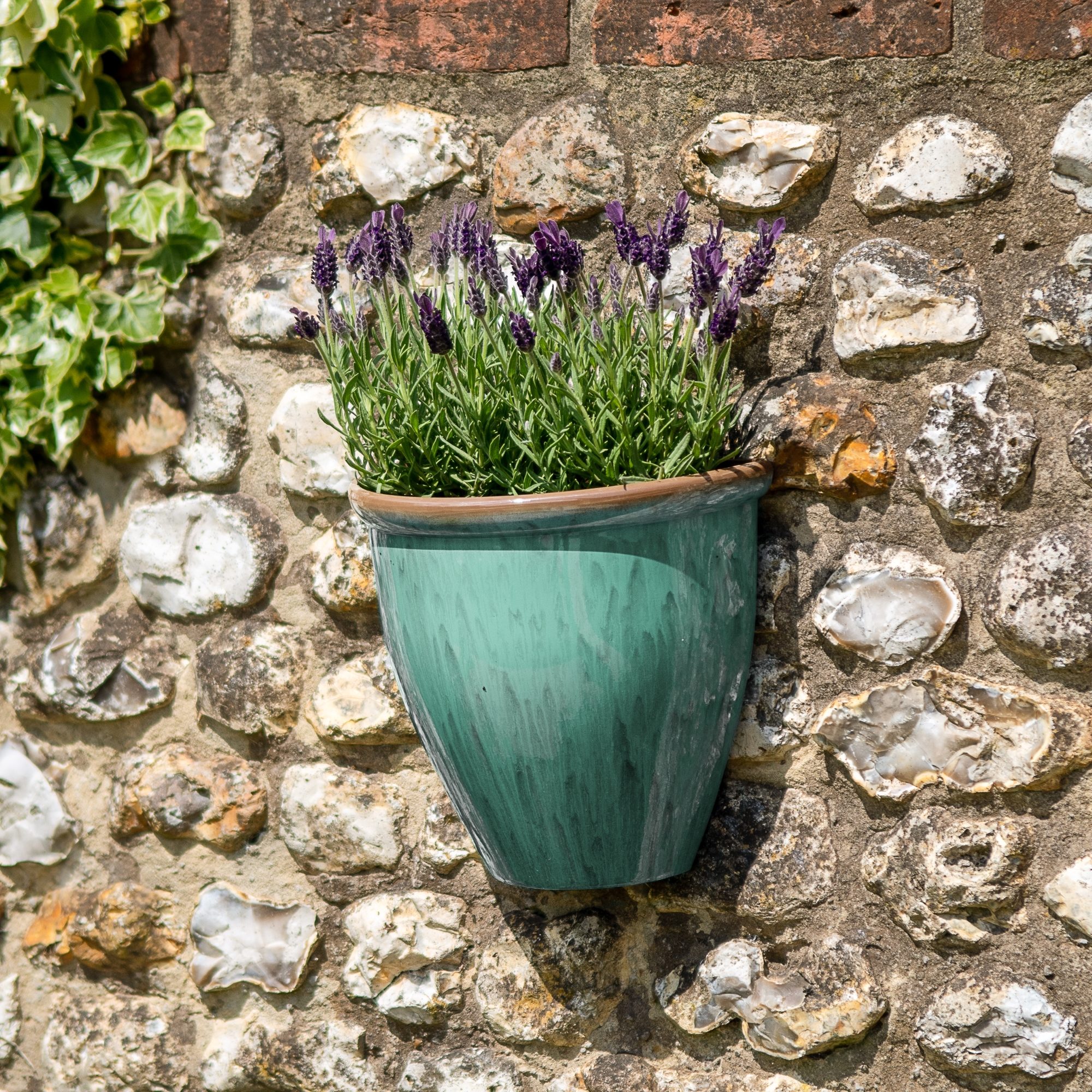 CREEKWOOD Creekwood Running Glaze Wall Pot - Gardening