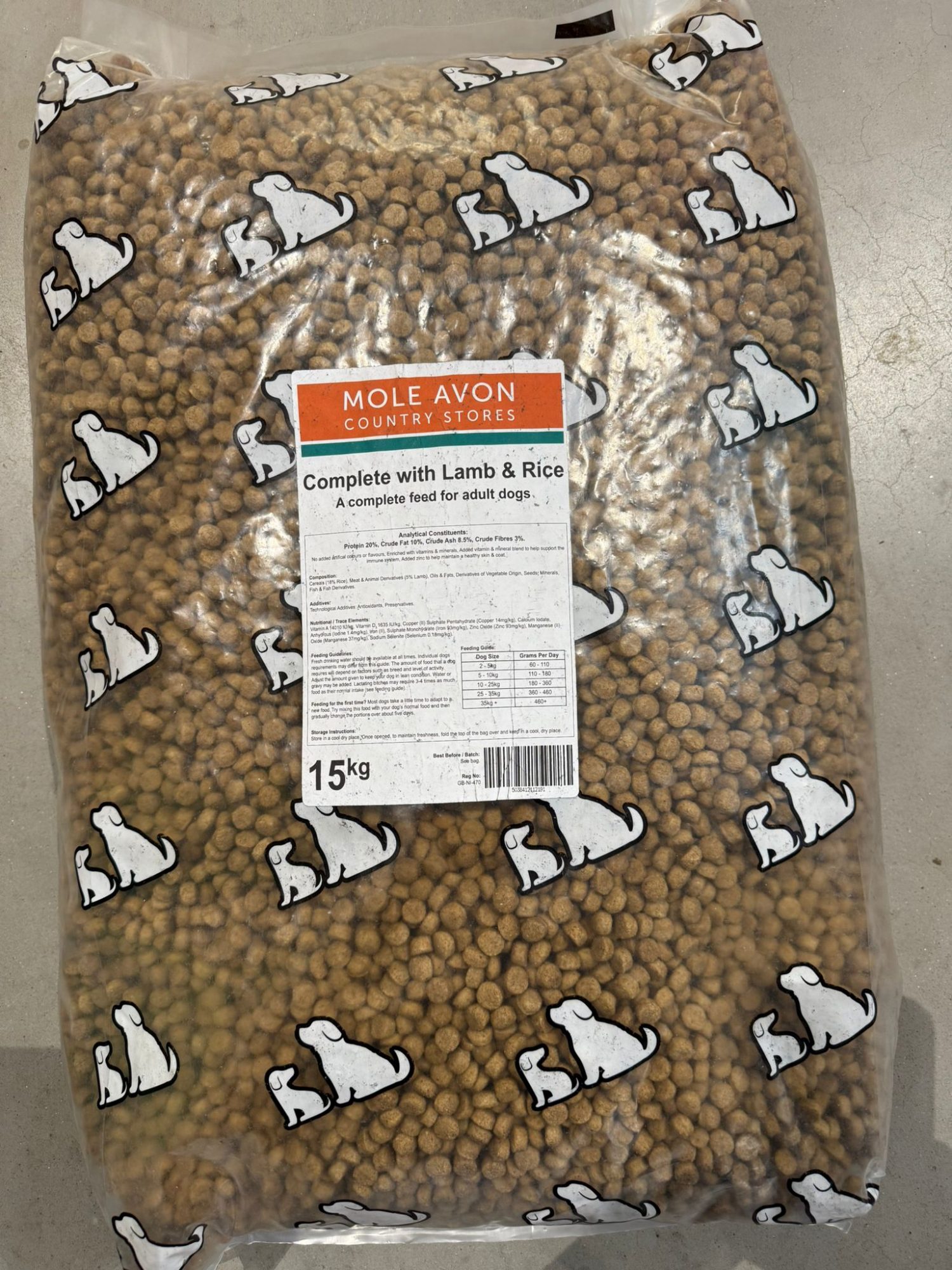 MOLEAVON Mole Avon Premium Lamb & Rice 15kg - Everyday Value